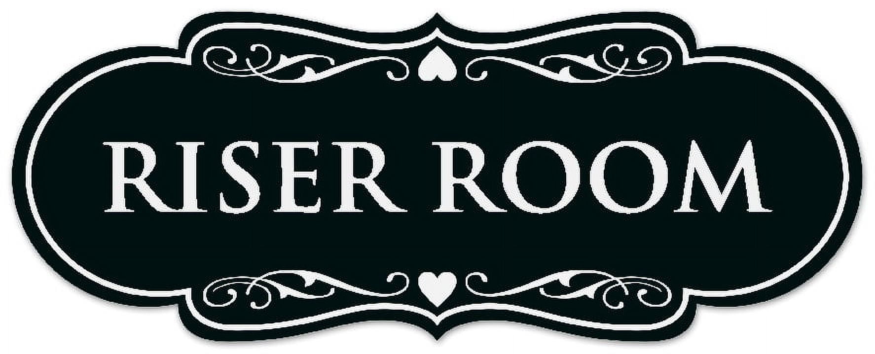 Signs ByLITA Designer Riser Room Sign - Easy Installation | Durable ...