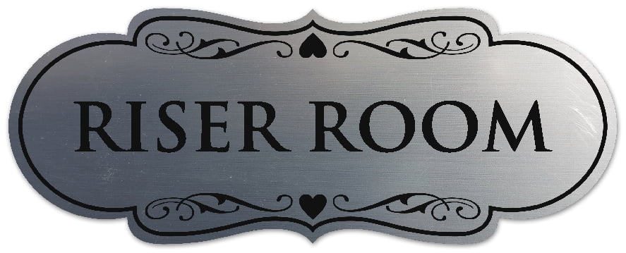 Signs ByLITA Designer Riser Room Sign - Easy Installation | Durable ...