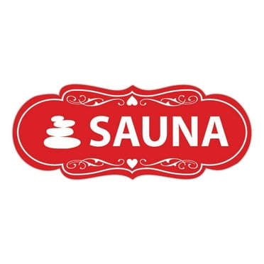 Signs ByLITA Classic Framed Sauna Sign (Brushed Gold) - Small - Walmart.com