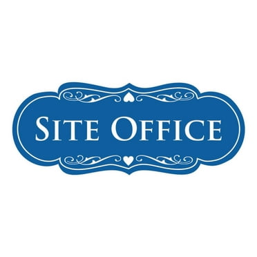 Signs ByLITA Designer Interview Room Sign (Navy Blue/Gold) - Small ...