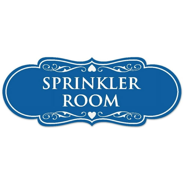 Signs ByLITA Designer Sprinkler Room Sign - Easy Installation | Durable ...