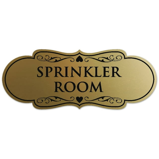 Signs ByLITA Designer Sprinkler Room Sign - Easy Installation | Durable ...