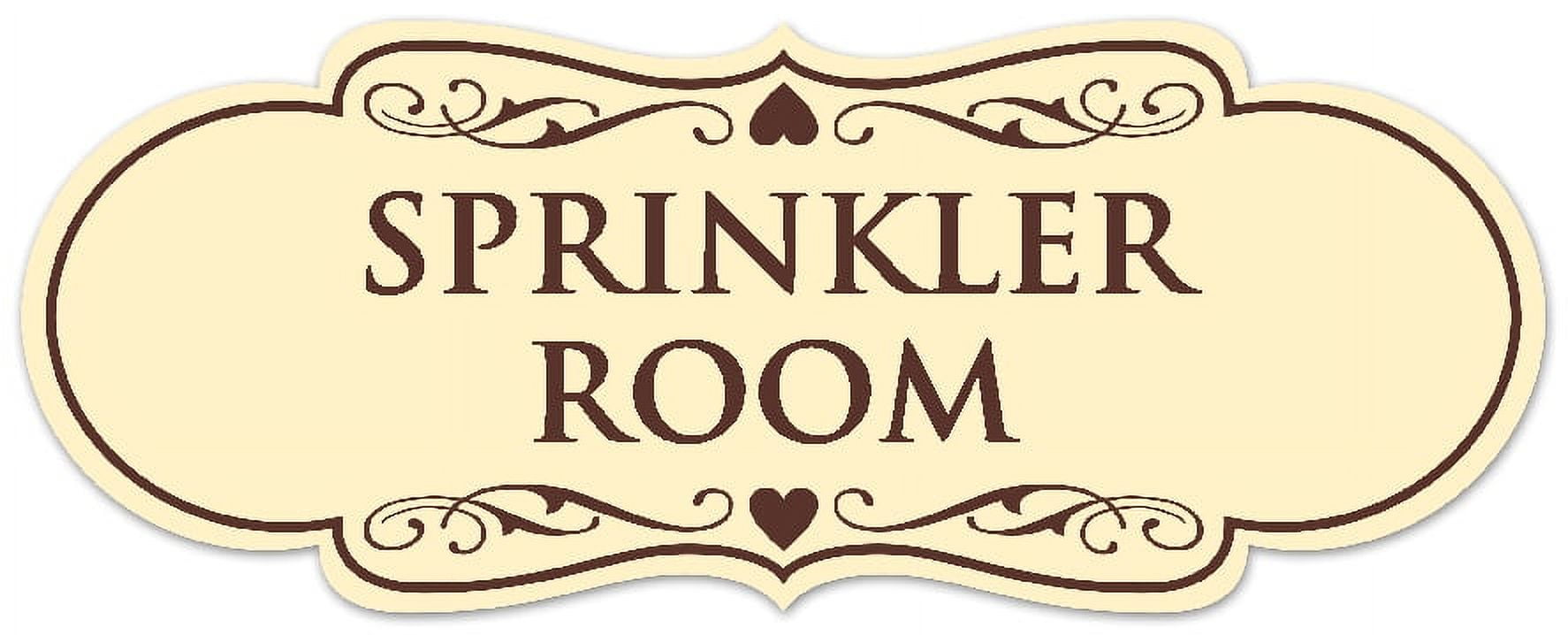 Signs ByLITA Designer Sprinkler Room Sign - Easy Installation | Durable ...