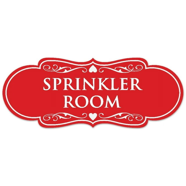 Signs ByLITA Designer Sprinkler Room Sign - Easy Installation | Durable ...