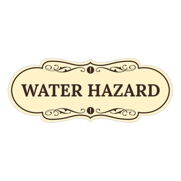 Signs ByLITA Classic Framed Drinking Water Sign (Blue) - Large ...