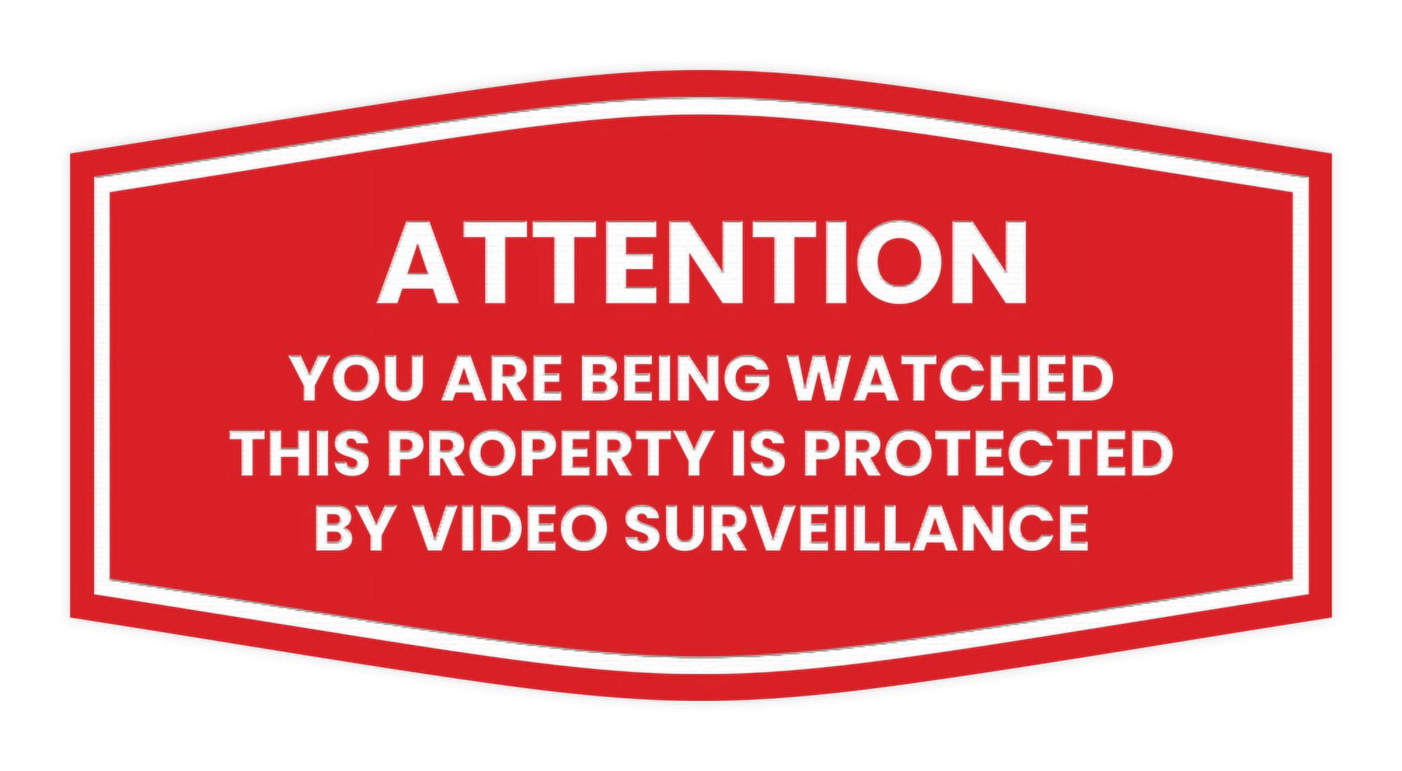 Signs ByLITA Fancy Attention You Are Being Watched This Property is ...