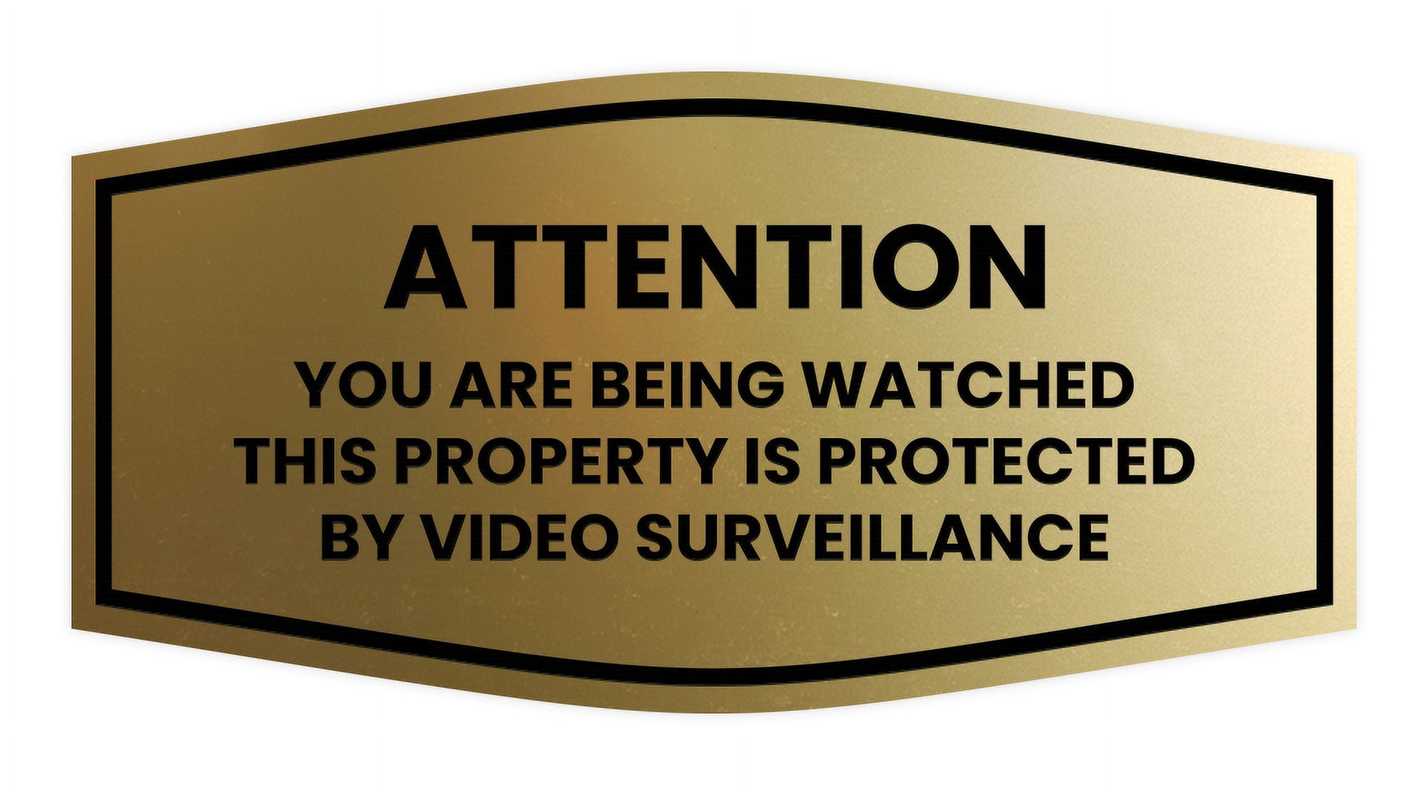 Signs ByLITA Fancy Attention You Are Being Watched This Property is ...