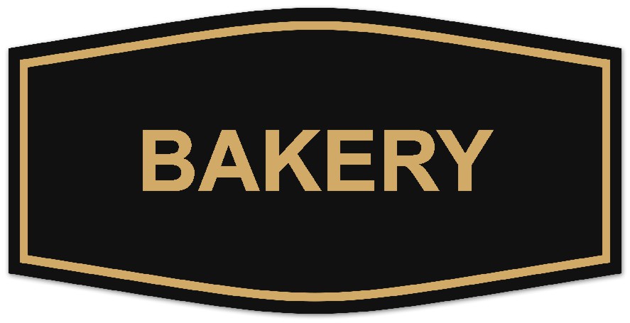 Signs ByLITA Fancy Bakery Sign - Laser-Engraved Lettering | Durable ABS ...