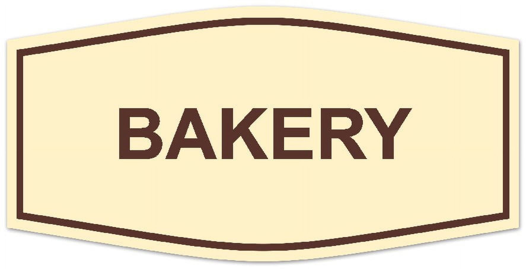 Signs ByLITA Fancy Bakery Sign - Laser-Engraved Lettering | Durable ABS ...