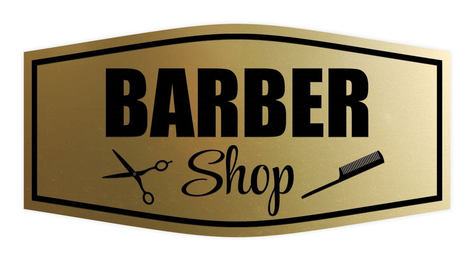 Signs ByLITA Fancy Barber Shop Easy Installation | Durable Construction ...