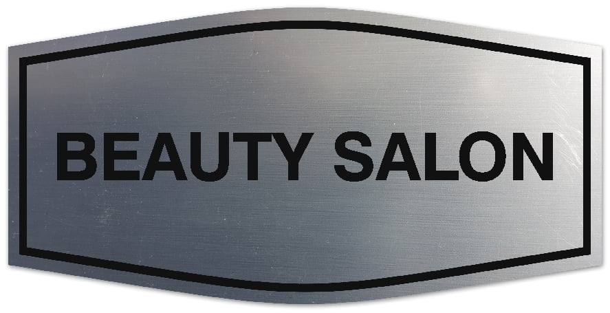 Signs ByLITA Fancy Beauty salon Sign - Laser-Engraved Lettering ...