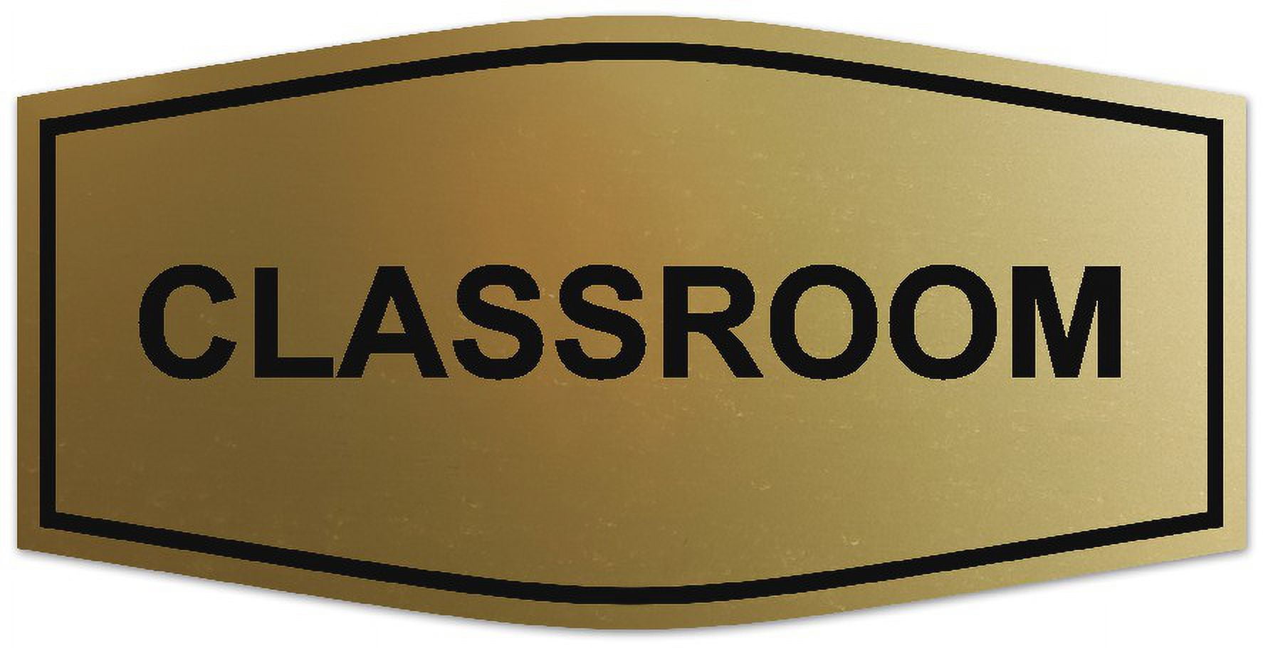 Signs ByLITA Fancy Classroom Sign - Laser-Engraved Lettering | Durable ...