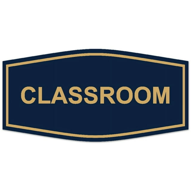 Signs ByLITA Fancy Classroom Sign - Laser-Engraved Lettering | Durable ...