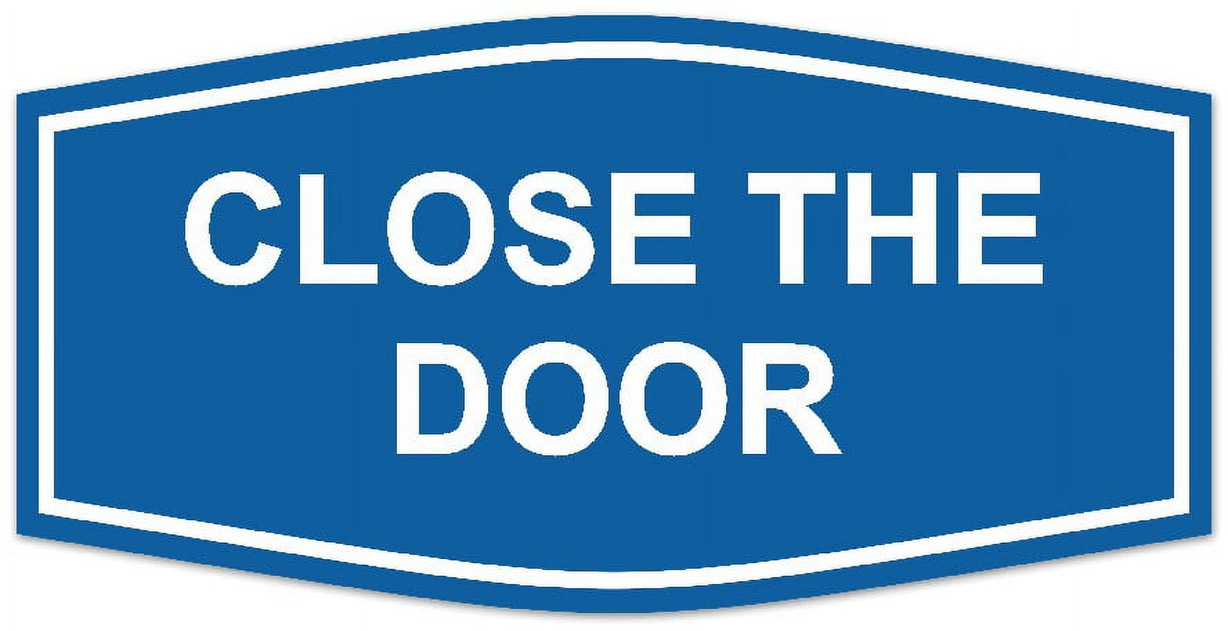 Signs ByLITA Fancy Close The Door Sign - Laser-Engraved Lettering ...