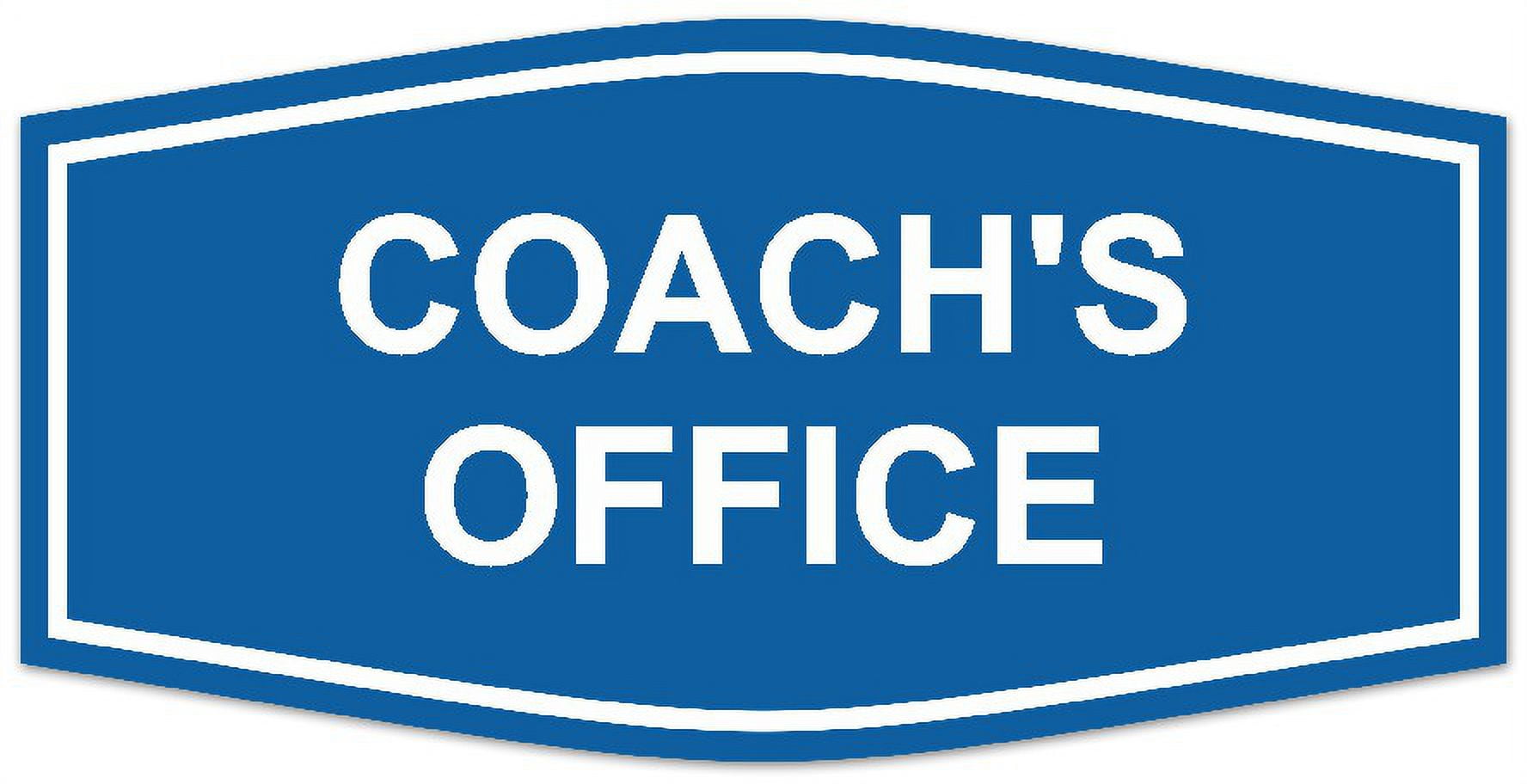 Signs ByLITA Fancy Coach's Office Sign - Laser-Engraved Lettering ...