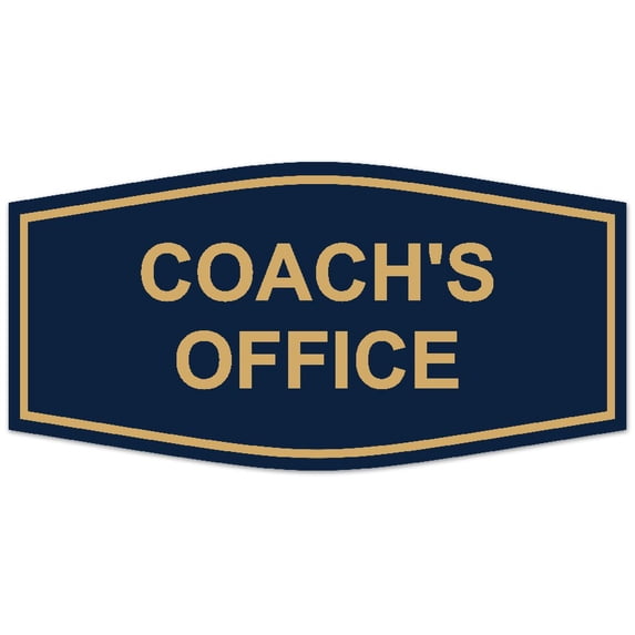 Signs ByLITA Fancy Coach's Office Sign - Laser-Engraved Lettering ...