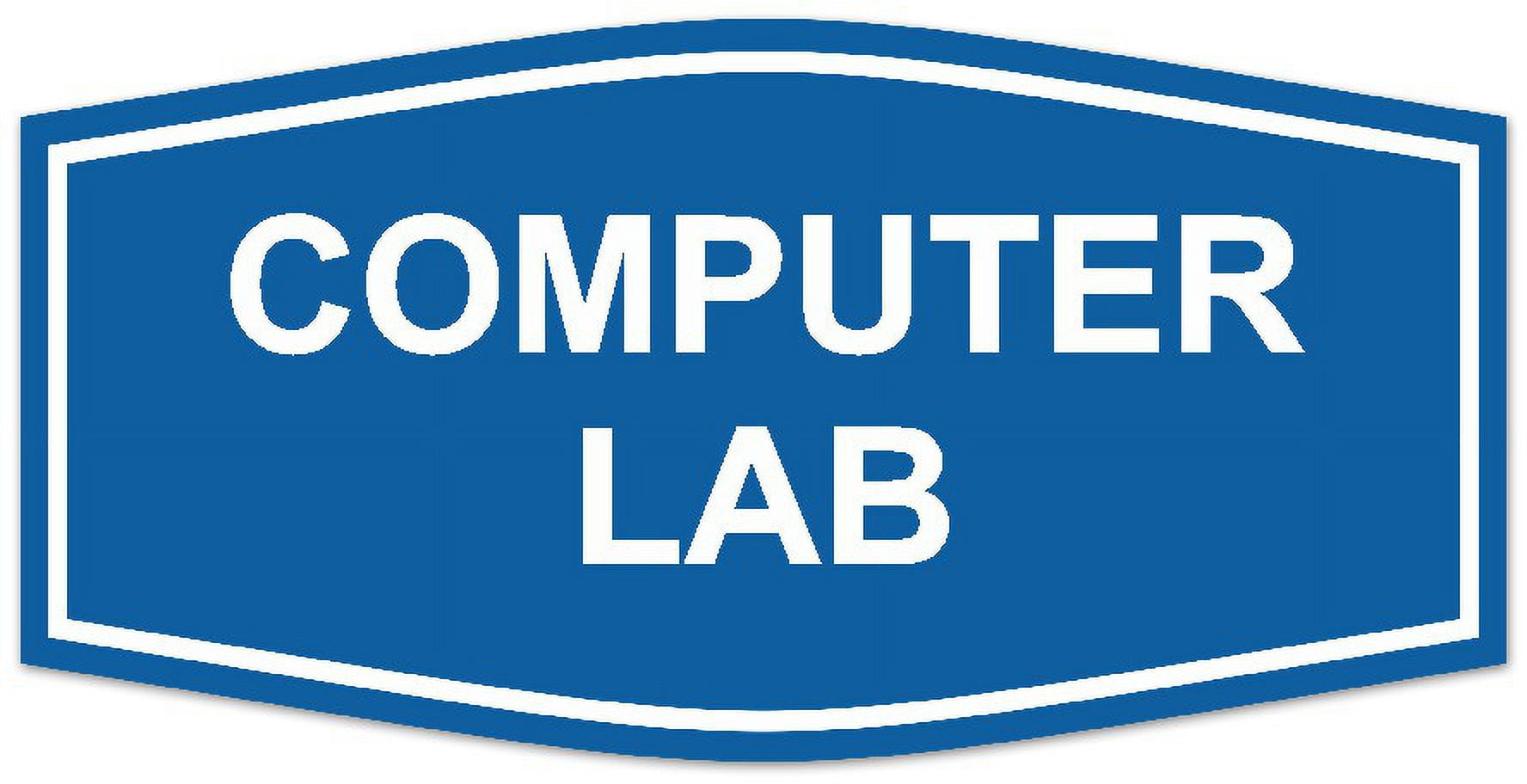 Signs ByLITA Fancy Computer Lab Sign - Laser-Engraved Lettering ...