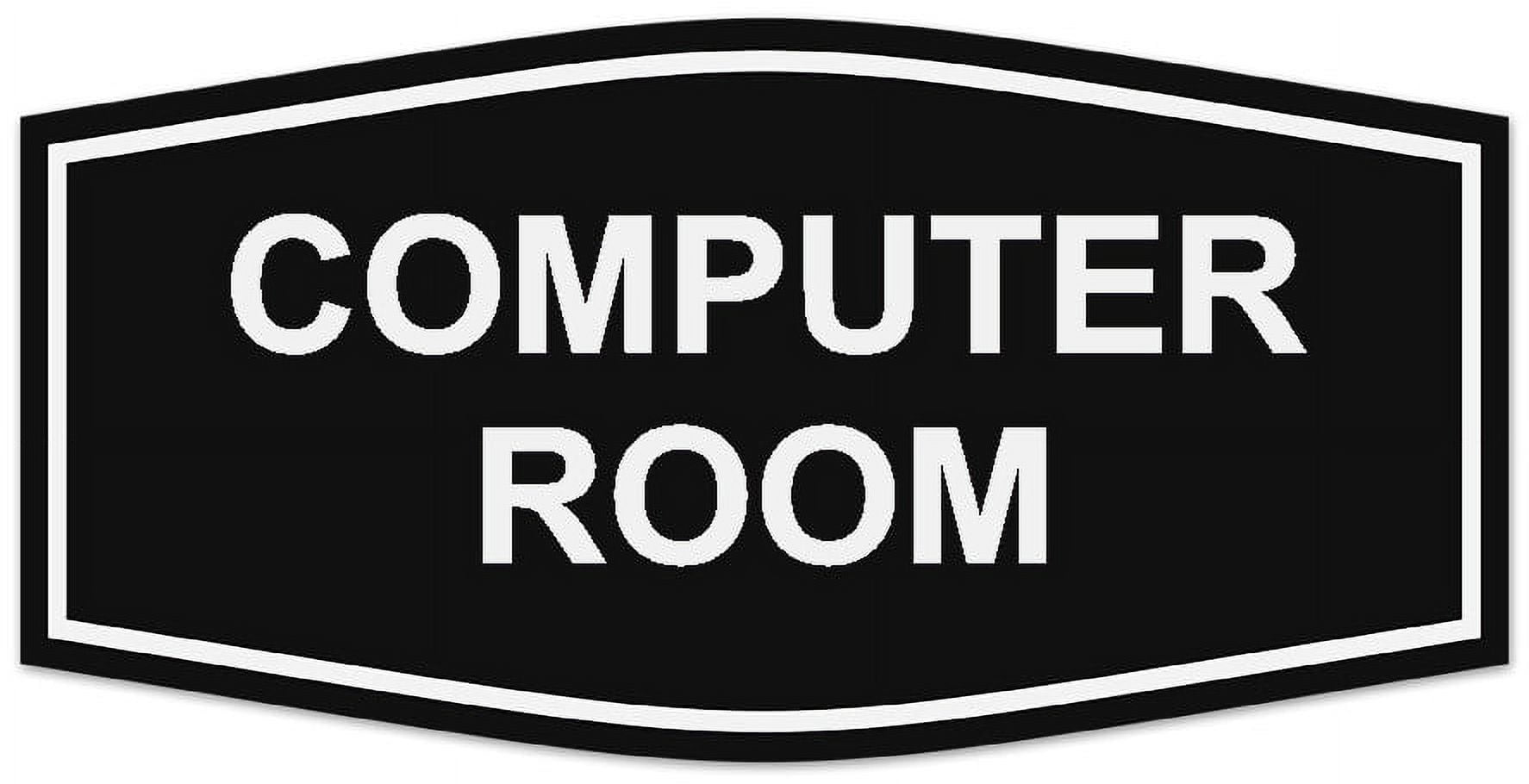 Signs ByLITA Fancy Computer Room Sign - Laser-Engraved Lettering ...