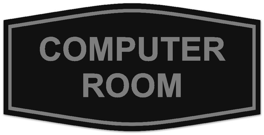 Signs ByLITA Fancy Computer Room Sign - Laser-Engraved Lettering ...