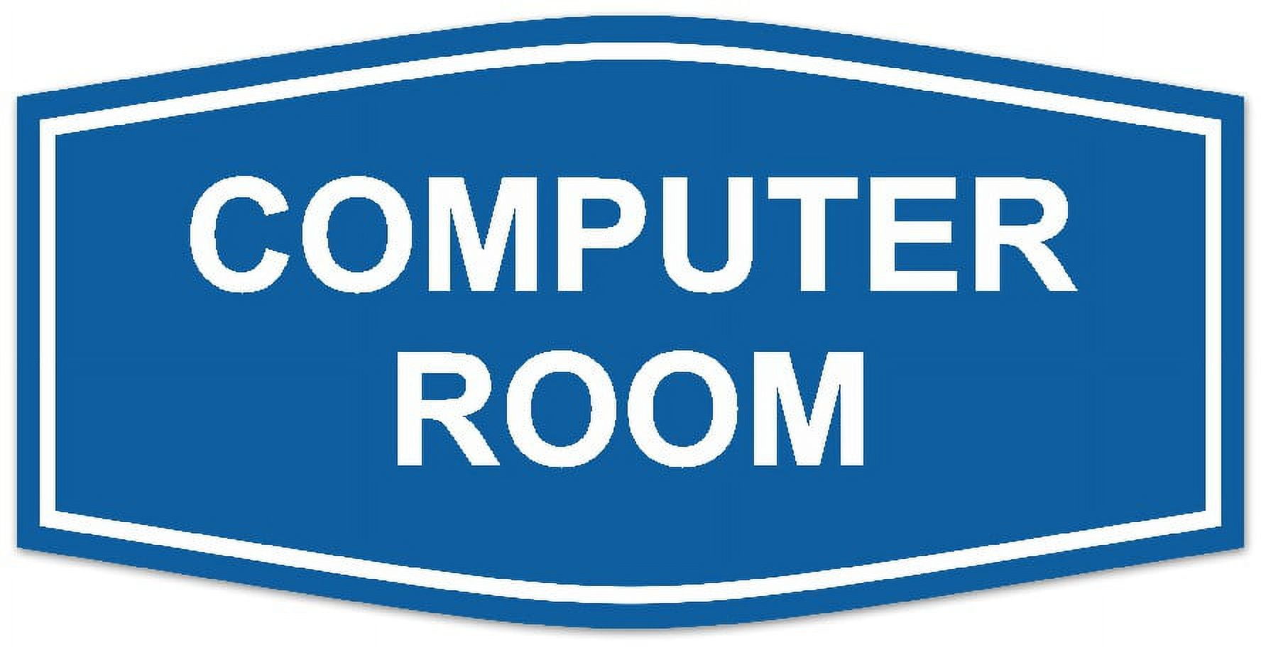 Signs ByLITA Fancy Computer Room Sign - Laser-Engraved Lettering ...