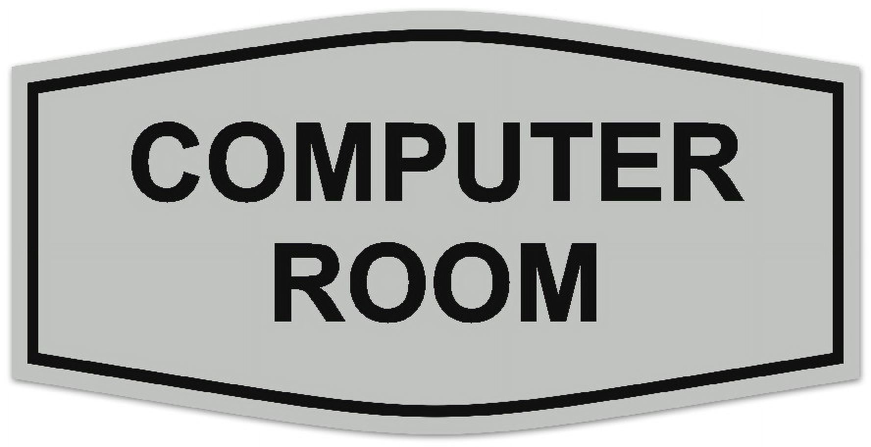 Signs ByLITA Fancy Computer Room Sign - Laser-Engraved Lettering ...