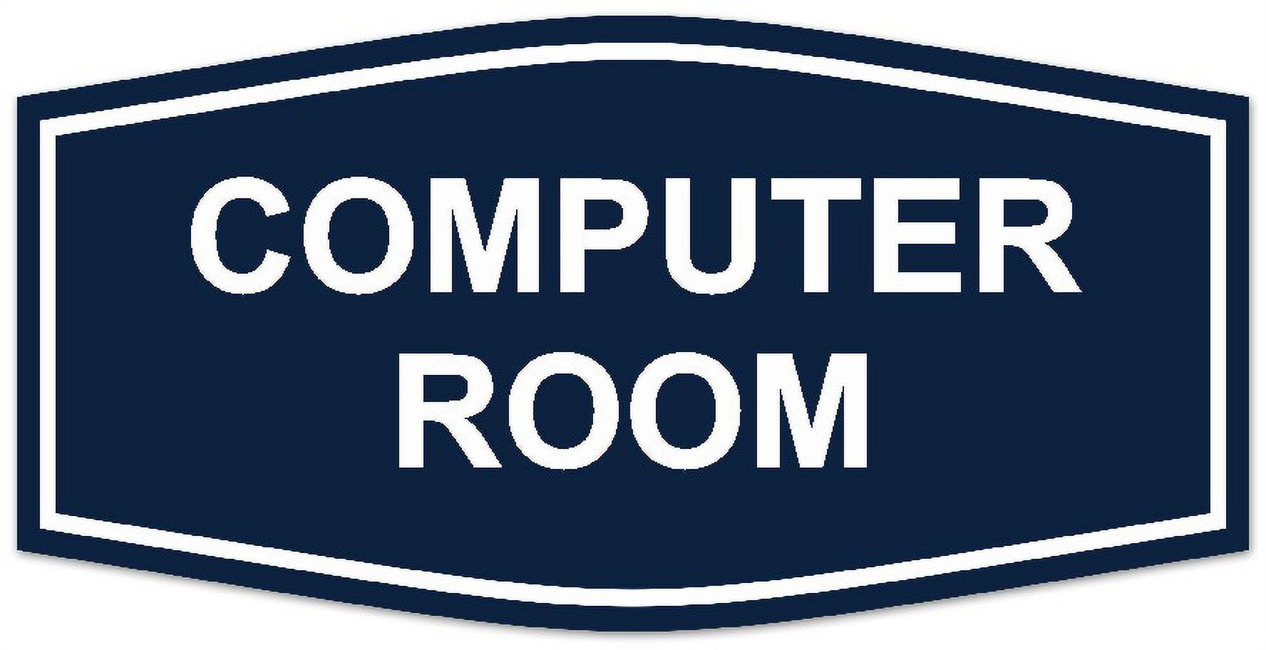 Signs ByLITA Fancy Computer Room Sign - Laser-Engraved Lettering ...