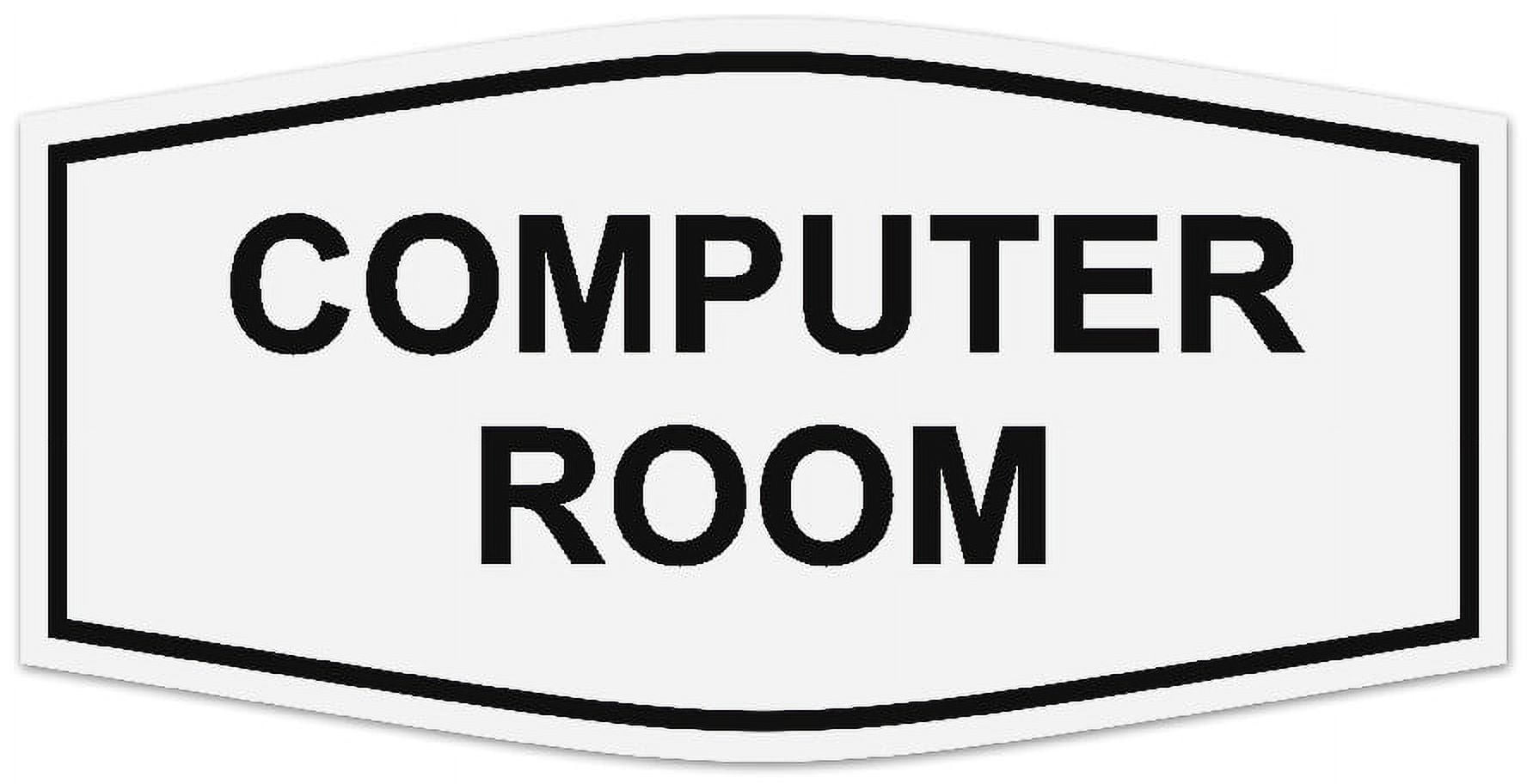 Signs ByLITA Fancy Computer Room Sign - Laser-Engraved Lettering ...