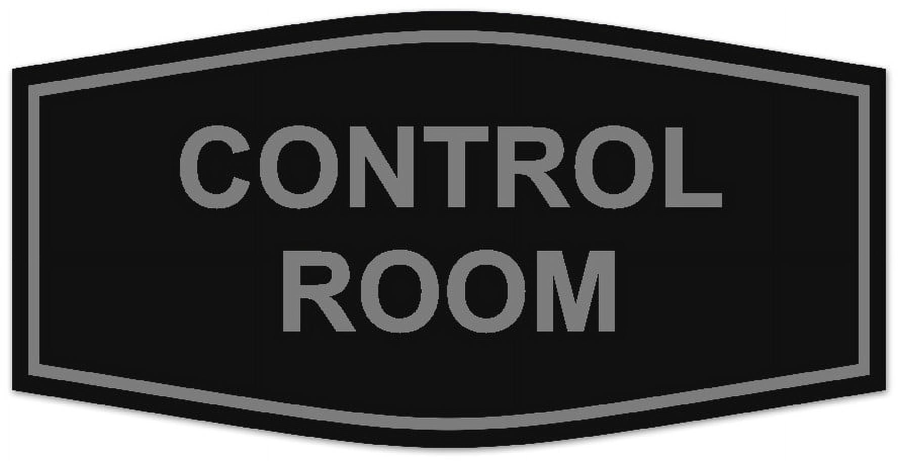 Signs ByLITA Fancy Control Room Sign - Laser-Engraved Lettering ...