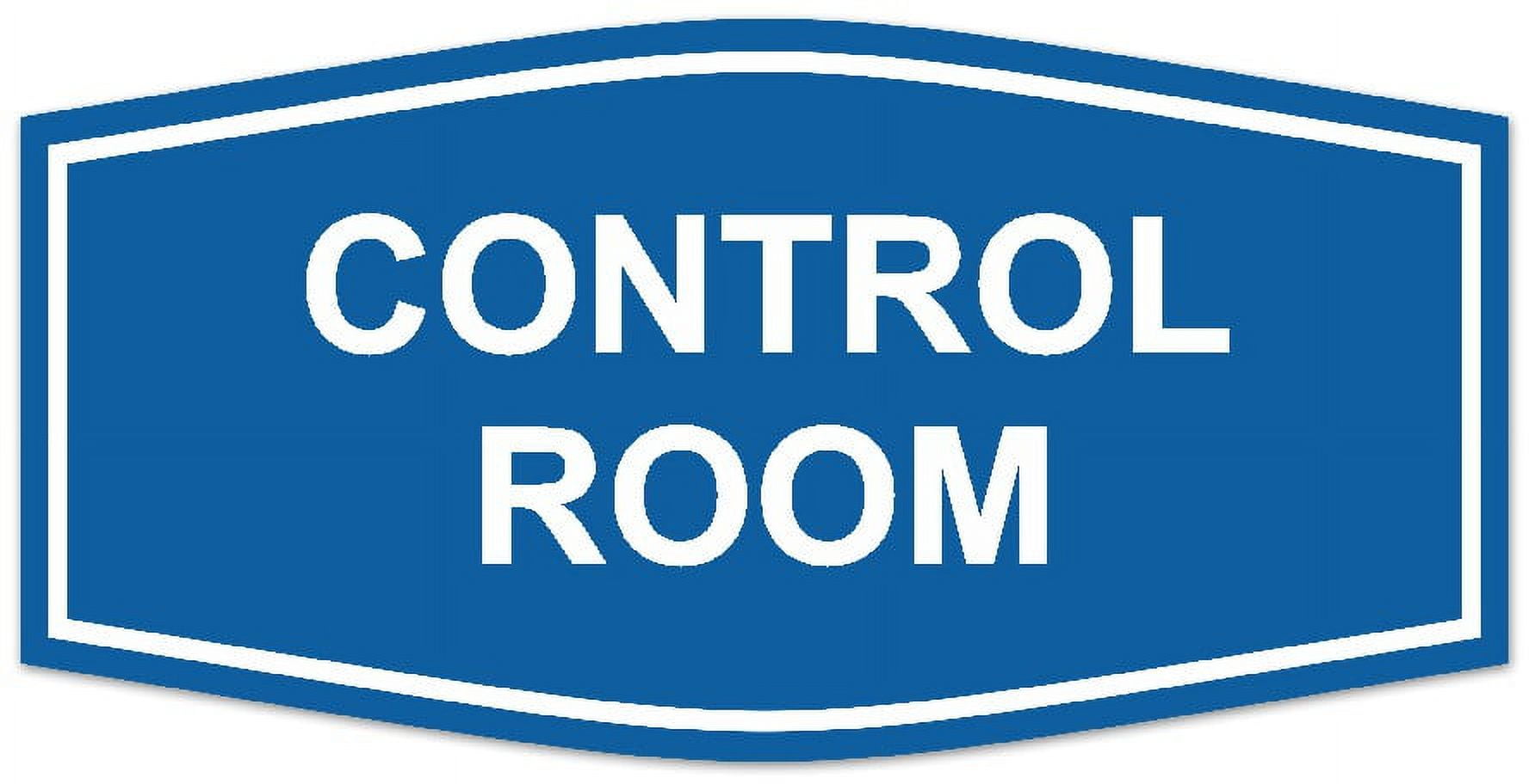 Signs ByLITA Fancy Control Room Sign - Laser-Engraved Lettering ...