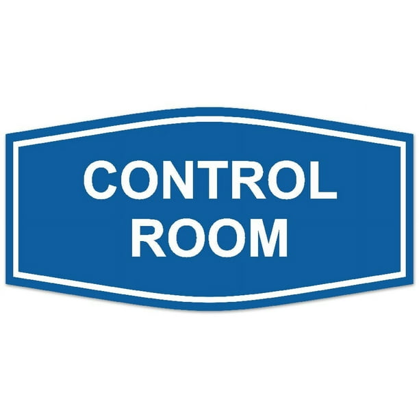 Signs ByLITA Fancy Control Room Sign - Laser-Engraved Lettering ...