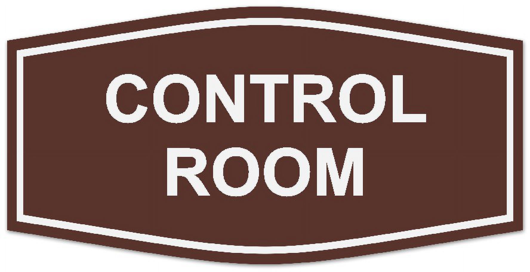 Signs ByLITA Fancy Control Room Sign - Laser-Engraved Lettering ...