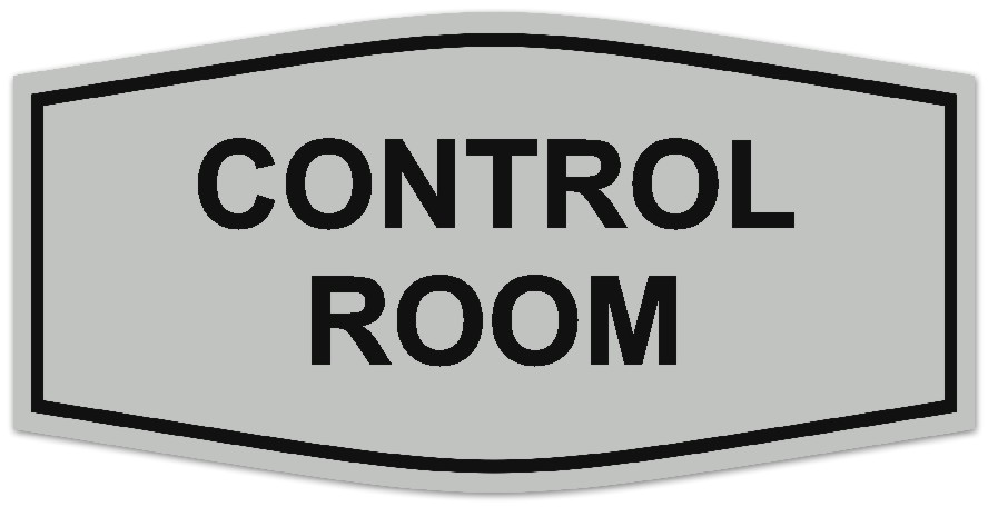 Signs ByLITA Fancy Control Room Sign - Laser-Engraved Lettering ...