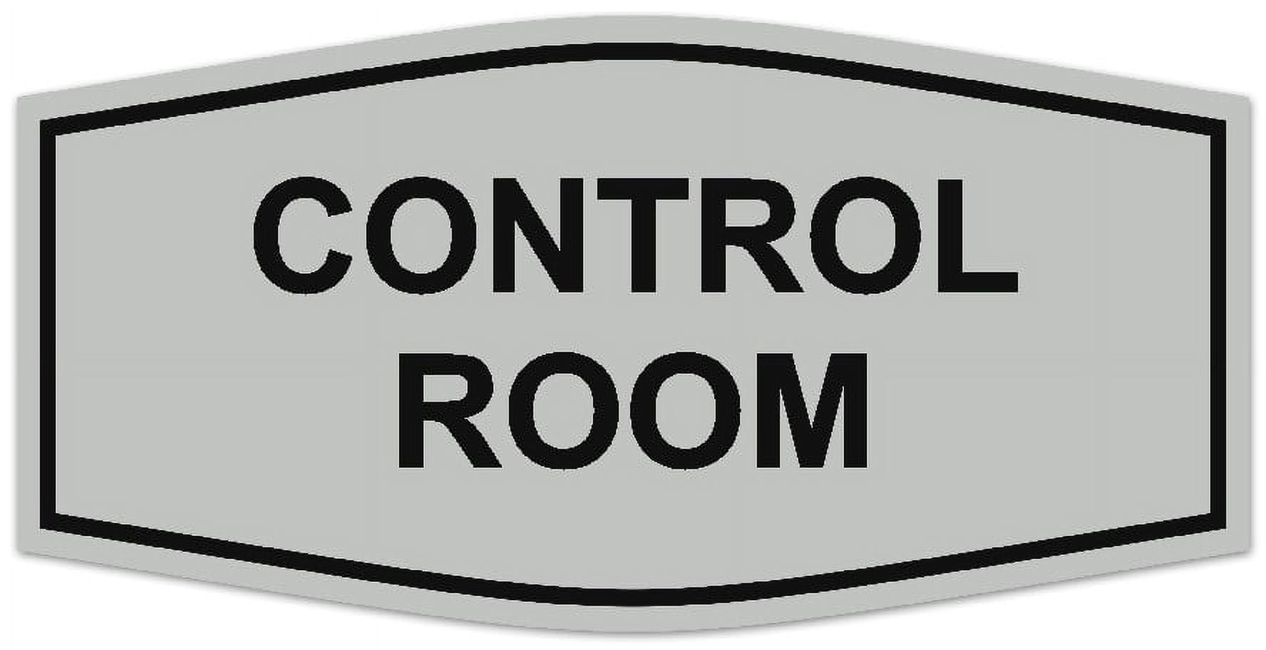 Signs ByLITA Fancy Control Room Sign - Laser-Engraved Lettering ...