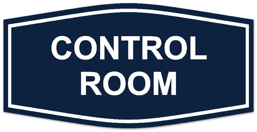 Signs ByLITA Fancy Control Room Sign - Laser-Engraved Lettering ...