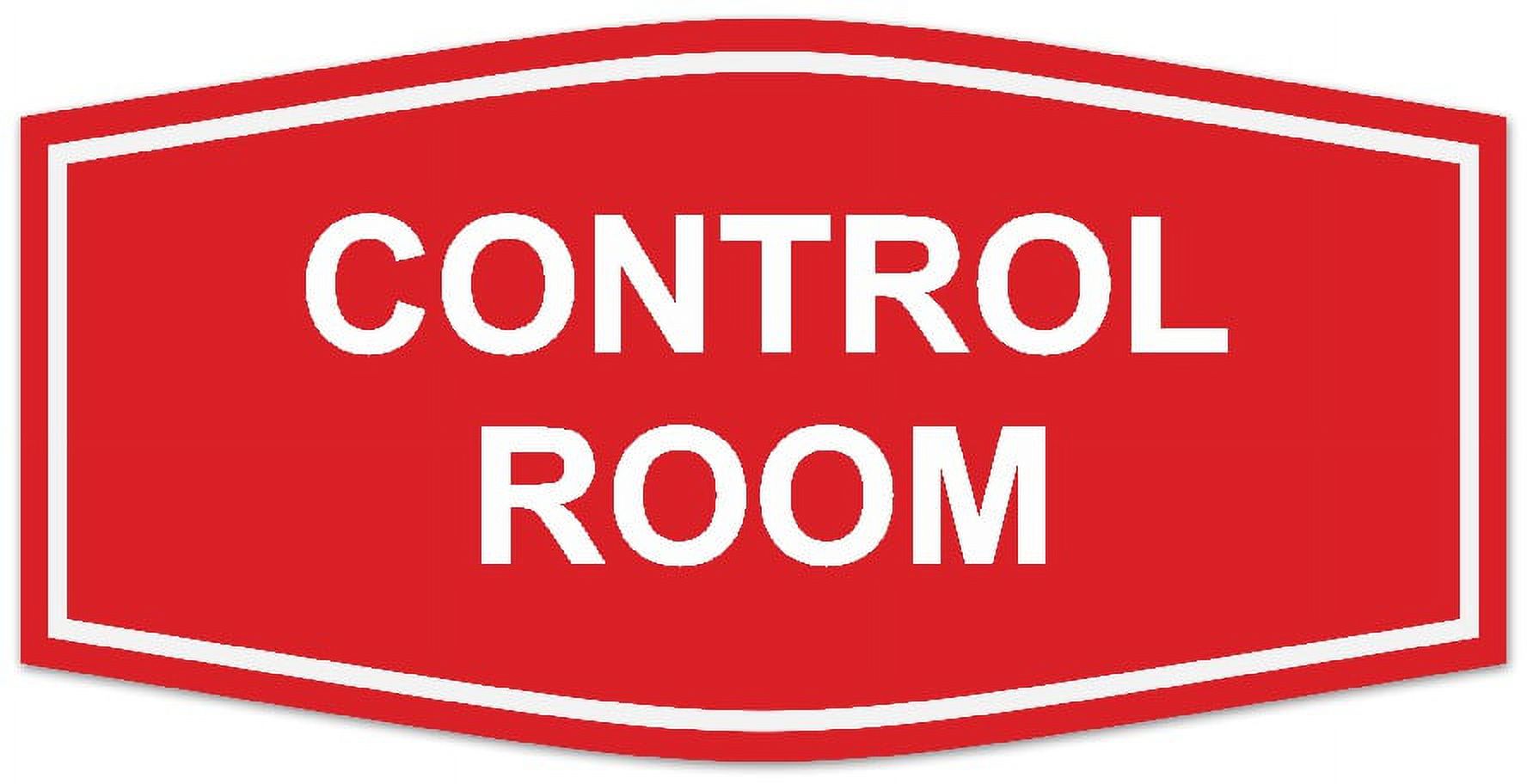 Signs ByLITA Fancy Control Room Sign - Laser-Engraved Lettering ...