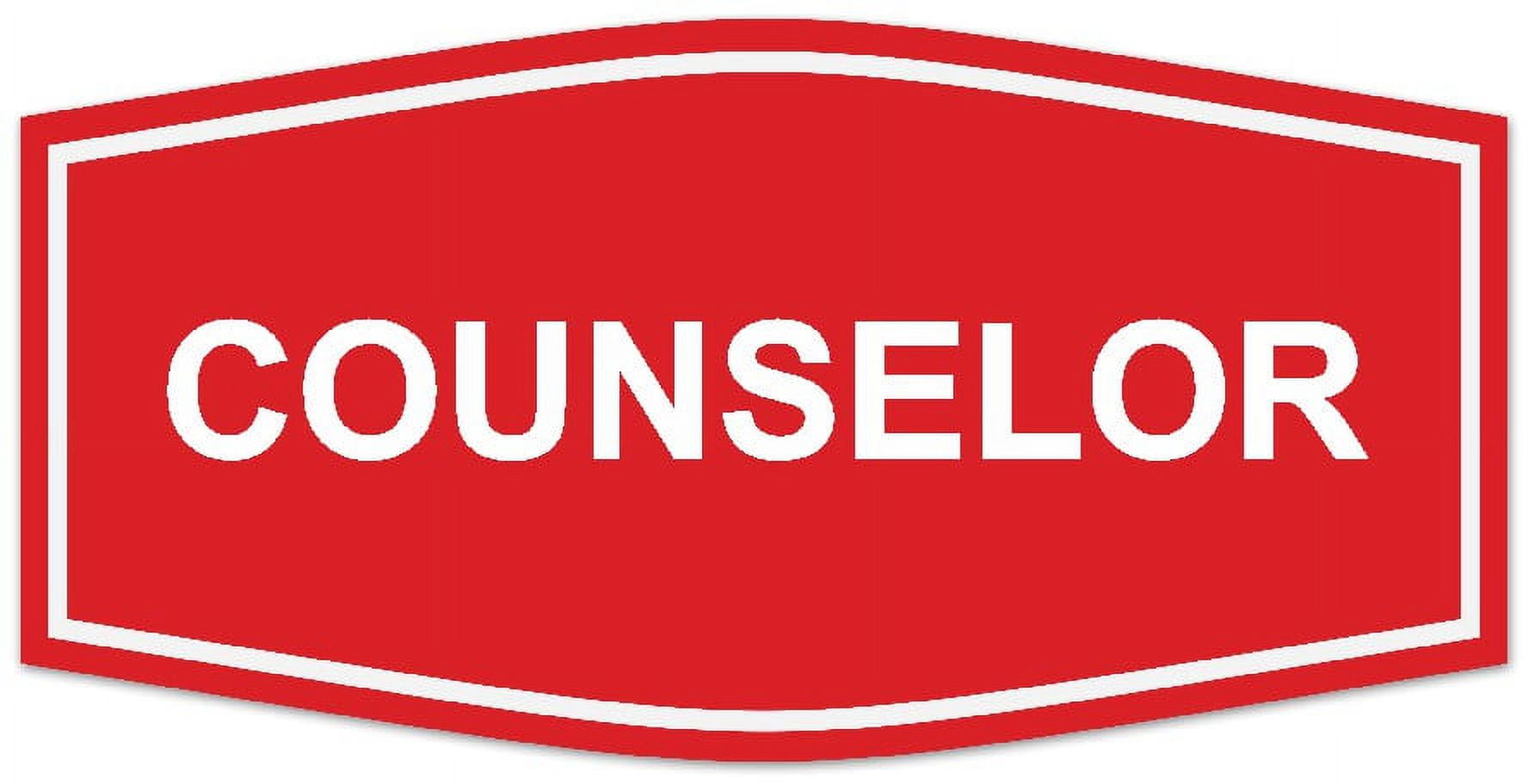 Signs ByLITA Fancy Counselor Sign - Laser-Engraved Lettering | Durable ...