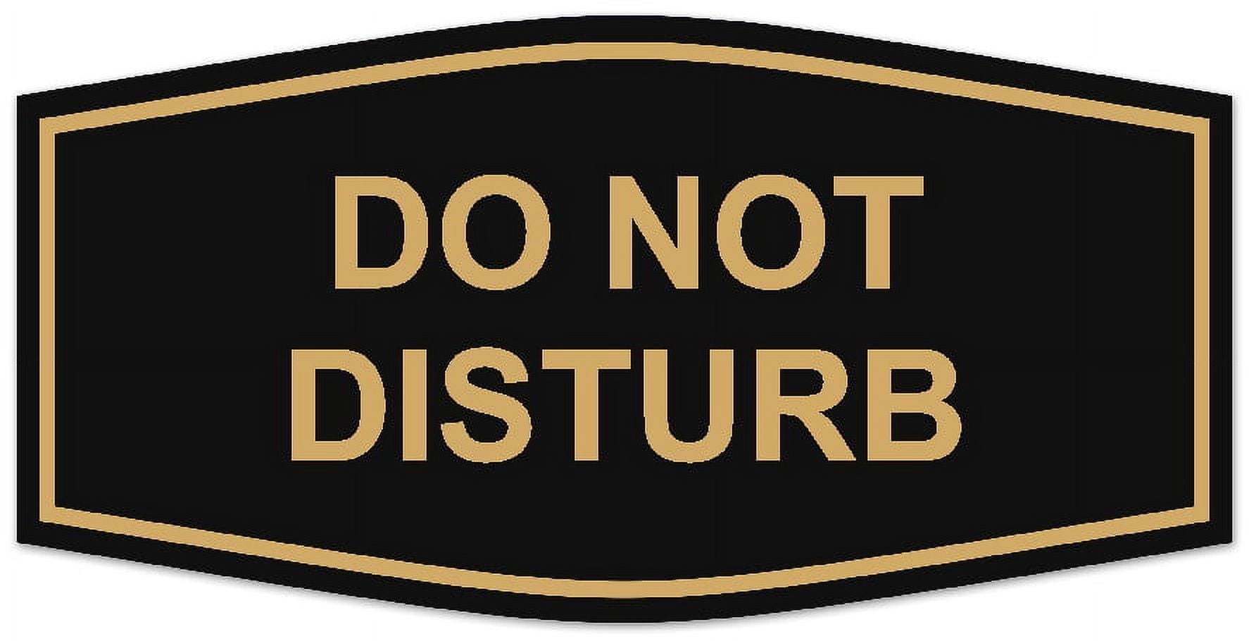 Signs ByLITA Fancy Do Not Disturb Sign - Laser-Engraved Lettering ...