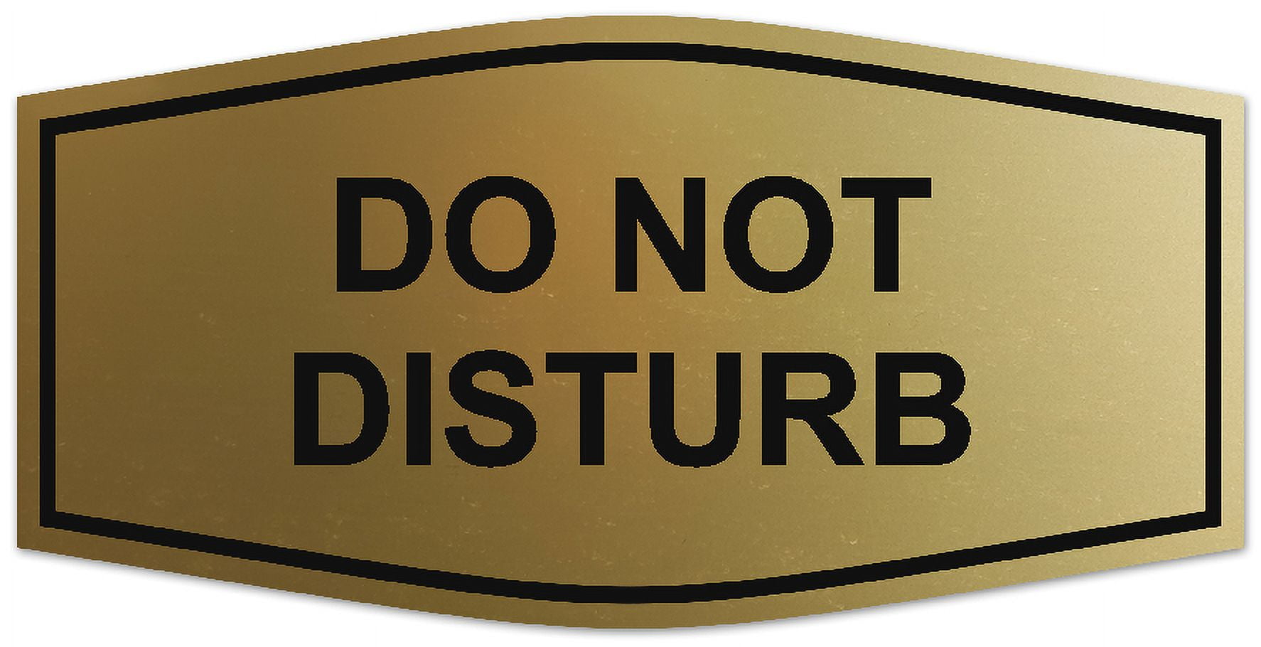 Signs ByLITA Fancy Do Not Disturb Sign - Laser-Engraved Lettering ...
