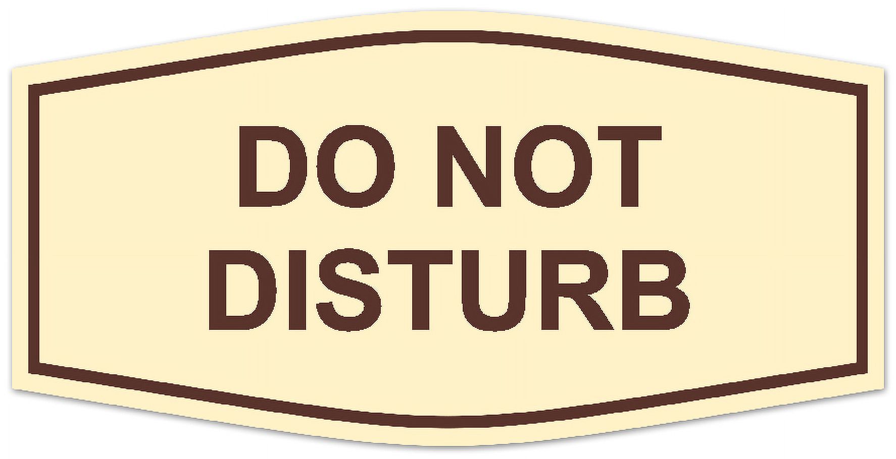 Signs ByLITA Fancy Do Not Disturb Sign - Laser-Engraved Lettering ...