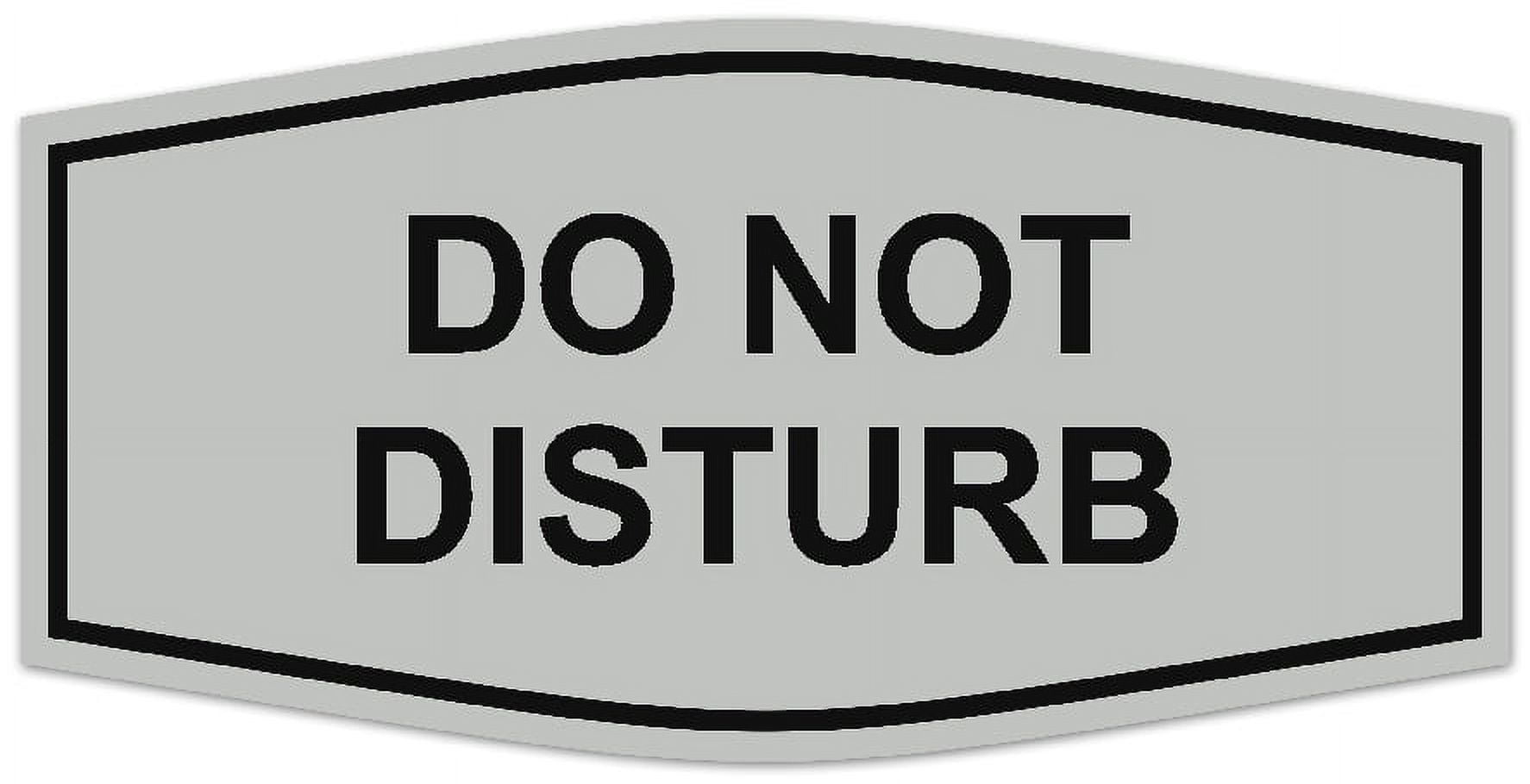 Signs ByLITA Fancy Do Not Disturb Sign - Laser-Engraved Lettering ...