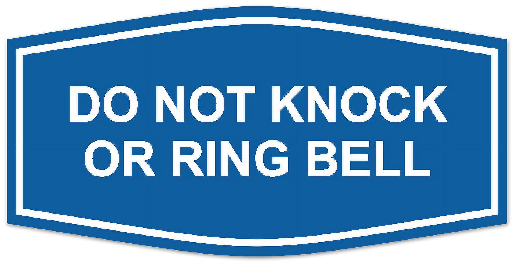 Signs ByLITA Fancy Do Not Knock Or Ring Bell Sign - Laser-Engraved ...