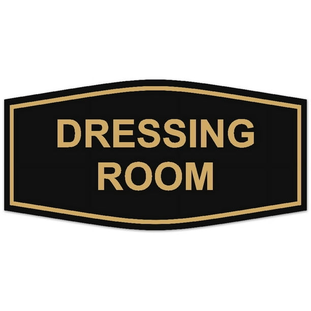 Signs ByLITA Fancy Dressing Room Sign - Laser-Engraved Lettering ...