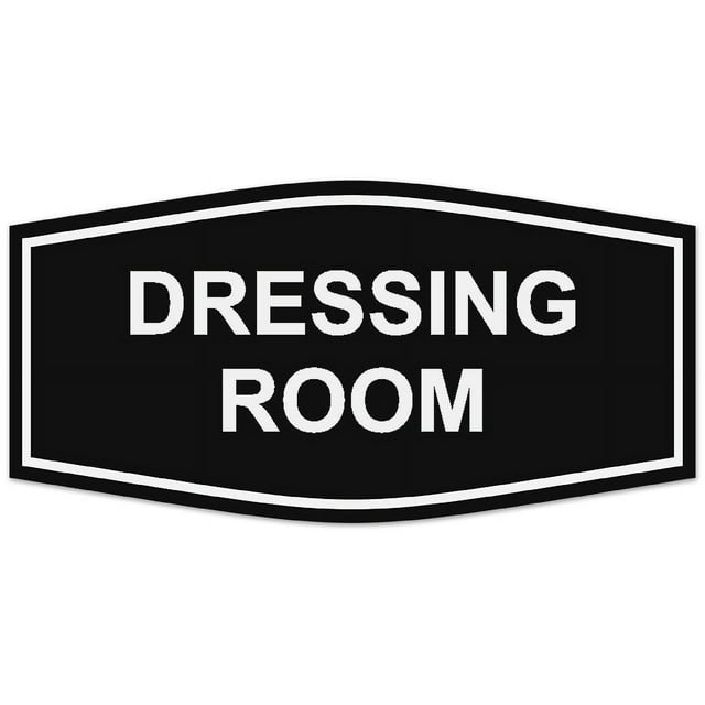Signs ByLITA Fancy Dressing Room Sign - Laser-Engraved Lettering ...
