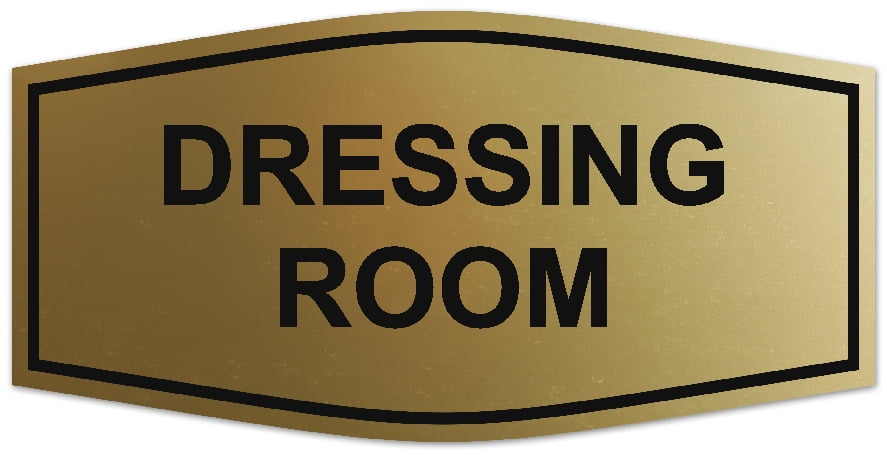Signs ByLITA Fancy Dressing Room Sign - Laser-Engraved Lettering ...