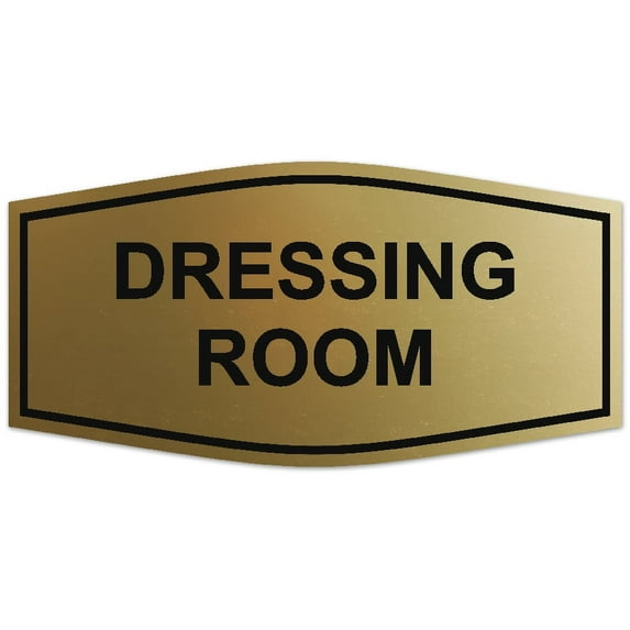 Signs ByLITA Fancy Dressing Room Sign - Laser-Engraved Lettering ...