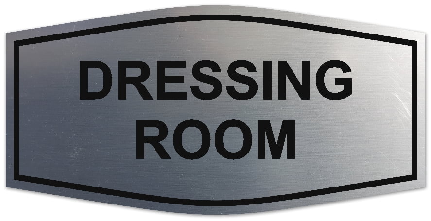 Signs ByLITA Fancy Dressing Room Sign - Laser-Engraved Lettering ...