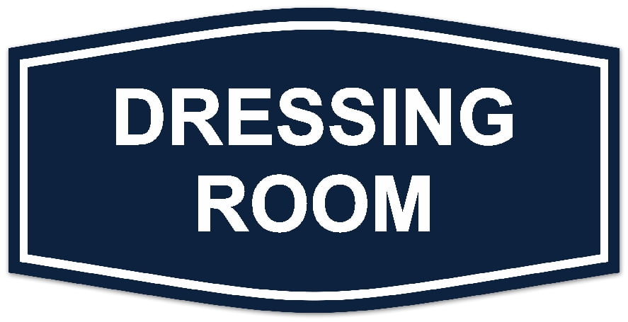 Signs ByLITA Fancy Dressing Room Sign - Laser-Engraved Lettering ...