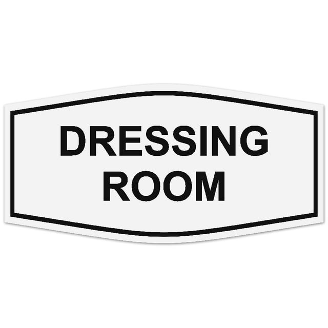 Signs ByLITA Fancy Dressing Room Sign - Laser-Engraved Lettering ...