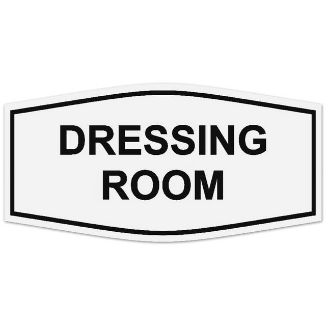 Signs ByLITA Fancy Dressing Room Sign - Laser-Engraved Lettering ...