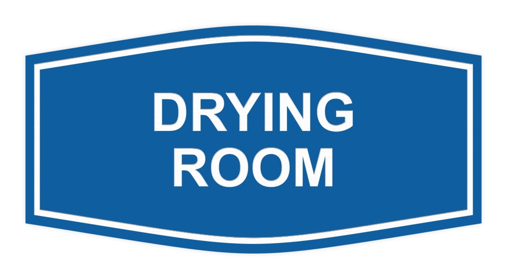 Signs ByLITA Fancy Drying Room Sign (Blue) - Large - Walmart.com